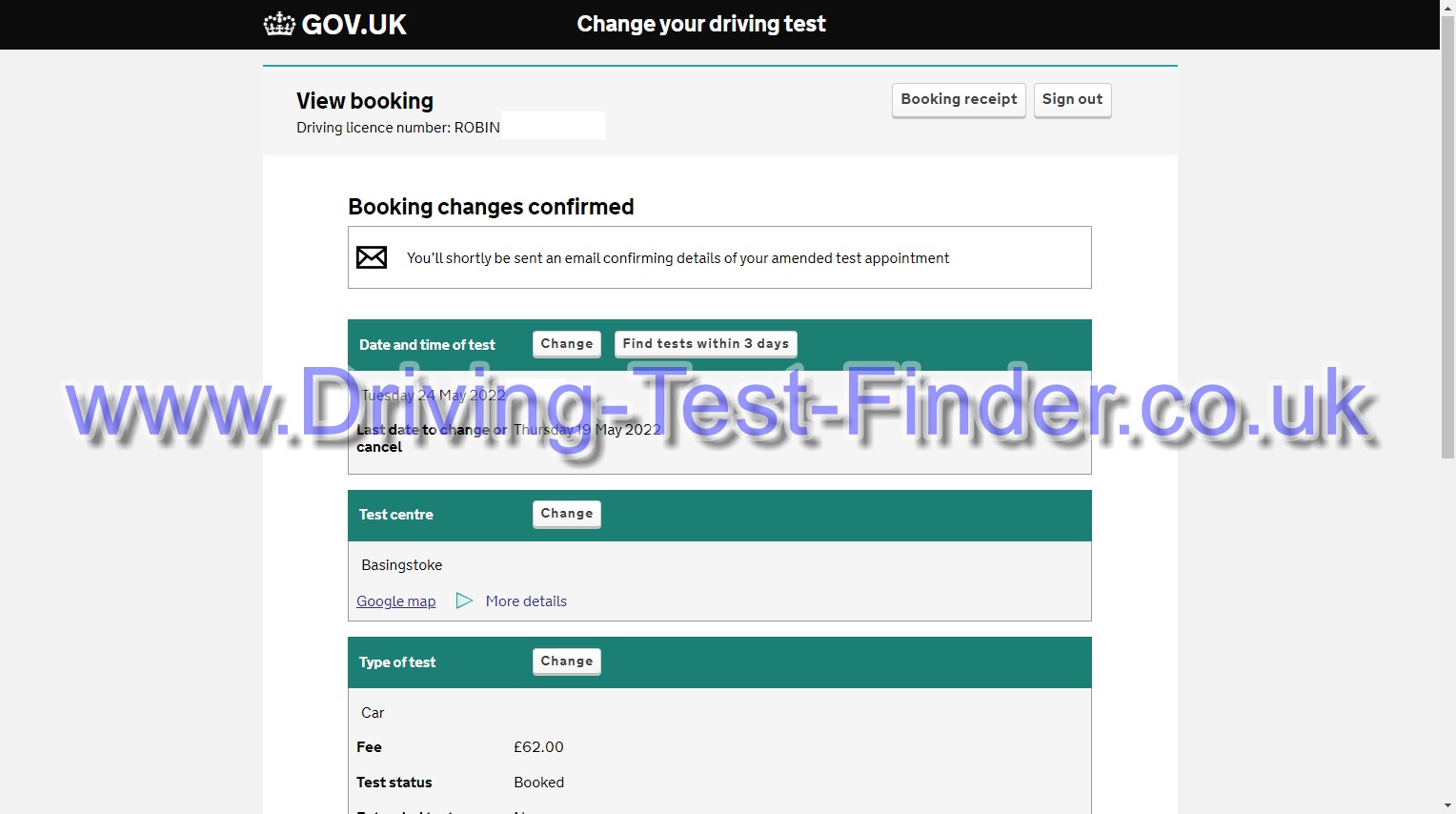 Risk Free Driving Test Cancellations by NZN 5-star review score with ...